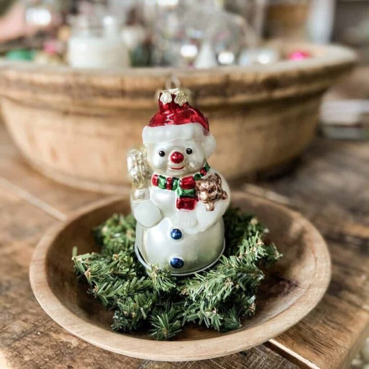 How To Repurpose Old Christmas Decor for an updated look.