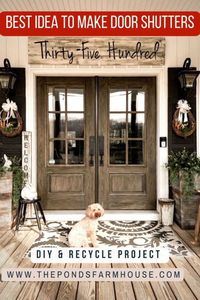 The Best Idea To Make Door Shutters: To Add Style To Your Home