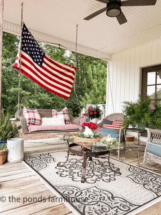 Shop Front Porch & Screened-In Porch - The Ponds Farmhouse