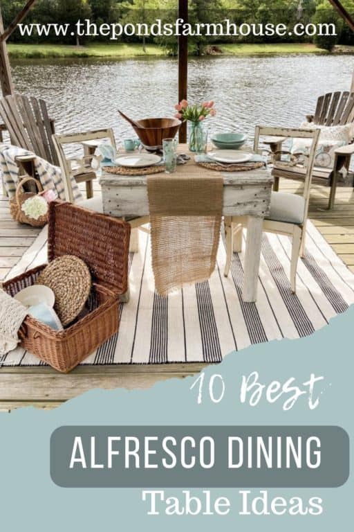 Top 10 Best Dining Alfresco Table Ideas - The Ponds Farmhouse
