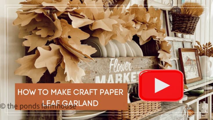 How To Make A Fall Leaf Garland: An Inexpensive Craft Idea