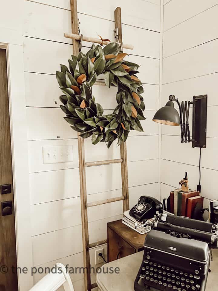 The Secret To Making An Easy Magnolia Wreath with Fresh Leaves