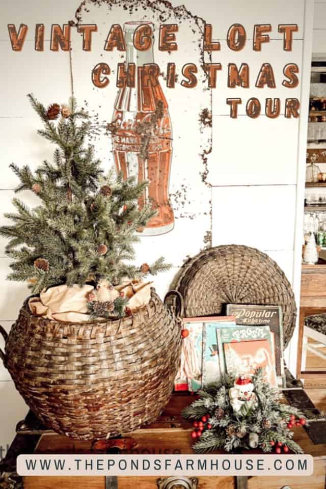 Vintage Loft Christmas Tour - Industrial Style Loft Holiday Decor