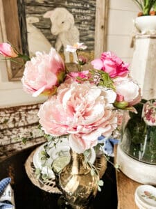 Thrifted Elegance: Easter Tablescape with Lambs & Vintage Finds