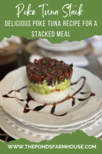Delicious Poke Tuna Recipe - Tuna Stack Recipe