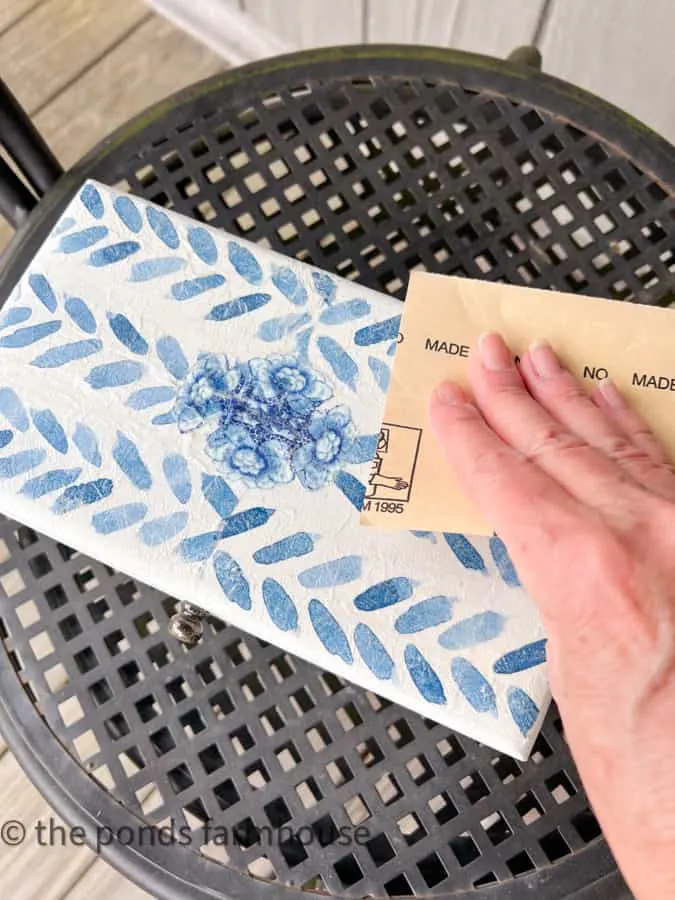 How to Make A DIY Decorative Box with Napkin Decoupage
