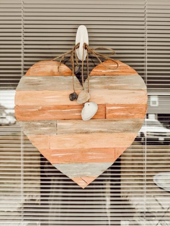 Cozy Budget Valentine Rustic Wood Heart Hanger in 5 Easy Steps