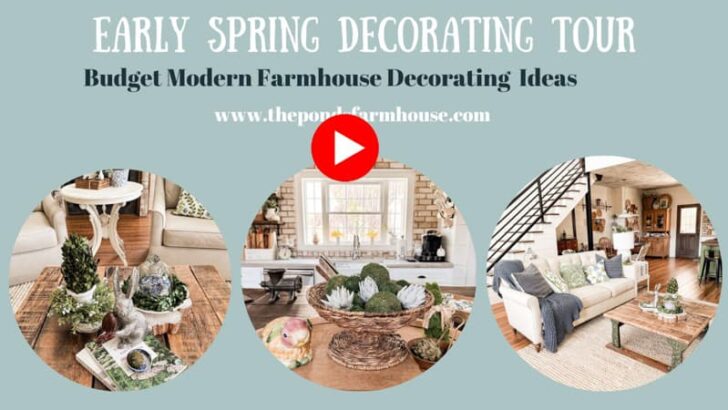 Spring Decorating on A Dime: DIY Vintage Farmhouse Refresh