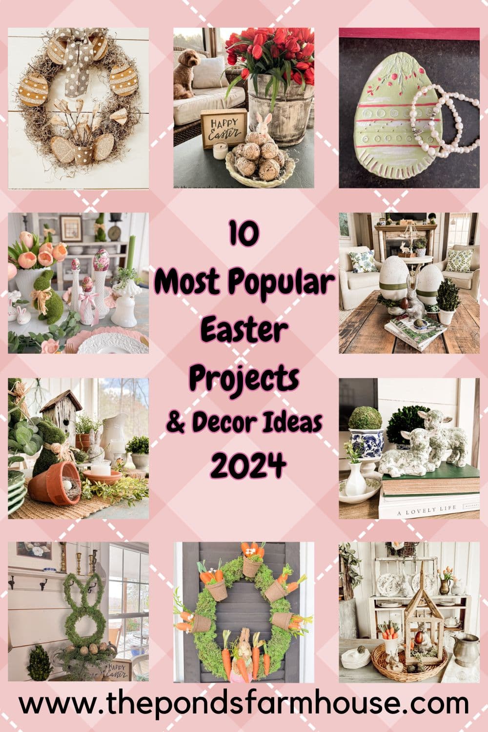 Top Ten Popular & Easy Easter Projects: Decor & Craft Ideas 2024