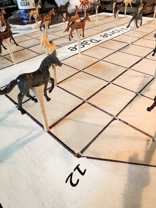DIY Wood Horse Race Game: Thrilling Derby Fun For All Ages