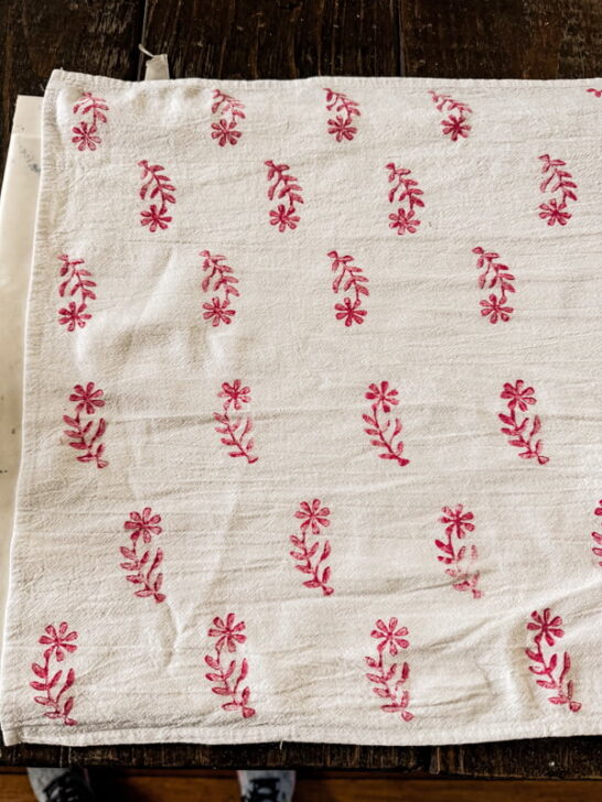 DIY Block Print Napkins: Personalize Your Table With Easy Paint Ideas