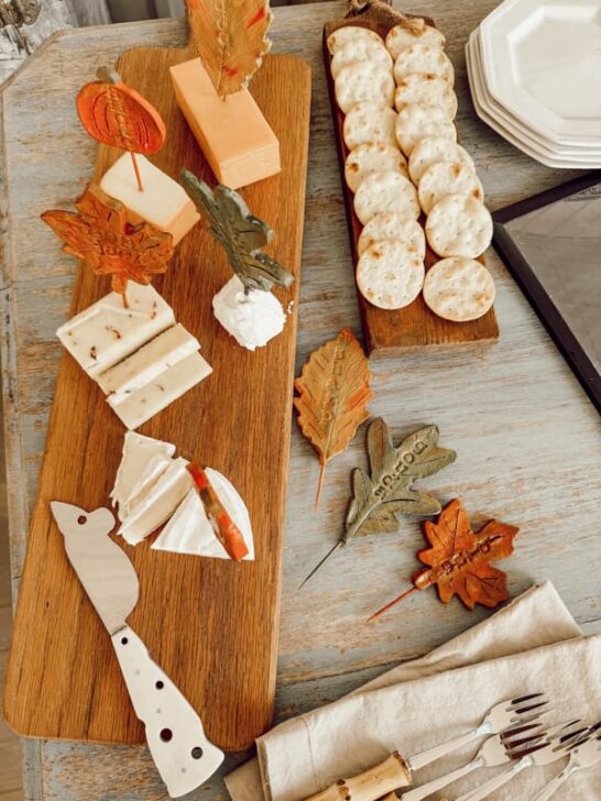 DIY Anthropologie-Style Cheese Markers: Air Dry Clay Fall Decor