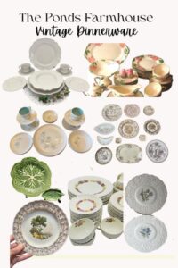 How To Build Stunning Curated Vintage Dinnerware Set Collection