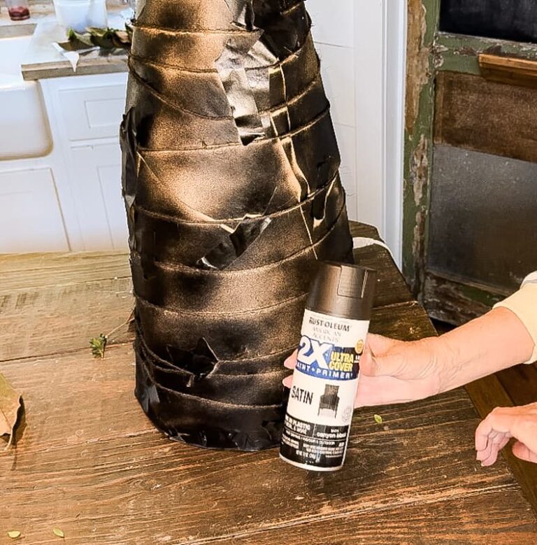 Amazing DIY Christmas Greenery Tree Idea: Budget Porch Decor