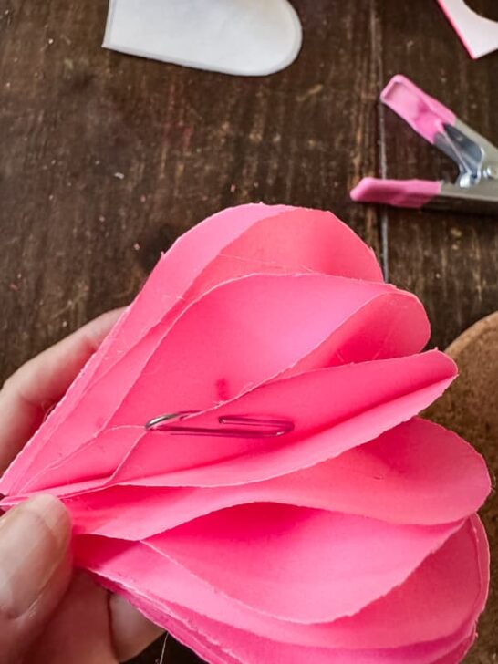 Easy DIY 3D Paper Hearts: Budget Valentine's Day Decoration